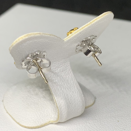 ต่างหู Prima Gold ทอง24K ลาย Kitty Sanrio แป้นทอง14K นน. 4.45 g