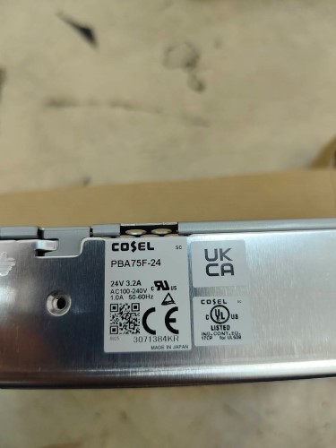 COSEL POWER SUPPLY MODEL: PBA75F-24N 24V 3.2A AC100-240V ราคา 2,900.00 บาท