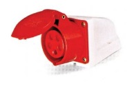 [I147] POWER PLUG ECONOMIC TYPE INDUSTRIAL WALL SOCKET IP44 เต้ารับลอย ...