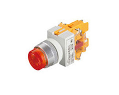 [I286] LA167-D7 PUSH-BOTTON SWITCH LA167-D7-11D 22MM YELLOW ราคา 77 บาท
