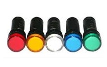 [J768] AI D16R INDICATING LAMP(LED) RED ราคา 50.04 บาท