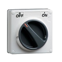 [R286] ROTARY ISOLATOR SWITCHES IP66 56SW110LE GY สีเทา ราคา 385 บาท