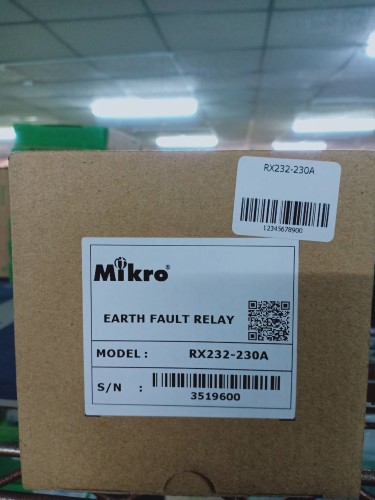 MIKRO EARTH FAULT PROTECTION RELAY MODEL: RX232-230A 230VAC ราคา 5,000 บาท