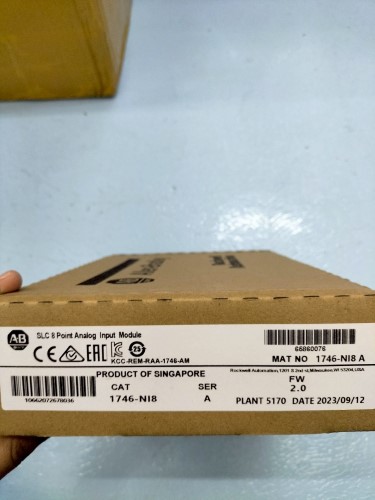 ALLEN-BRADLEY SLC 8 POINT ANALOG LNPUT MODULE MODEL: 1746-N18 ราคา ...