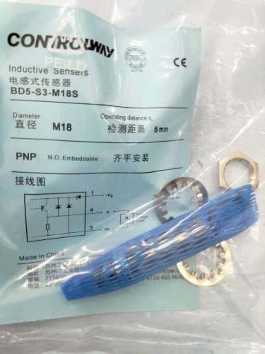 CONTROLWAY PROXIMITY MODEL: BD5-S3-M18S M18 ราคา 1,100.00 บาท