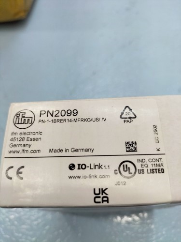 IFM EFECTOR PRESSURE SW MODEL: PN2099 ราคา 14,112.00 บาท