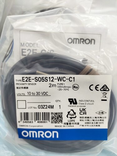 OMRON PROXIMITY SENSOR MODEL: E2E-S05S12-WC-C1 ราคา 1,400.00 บาท