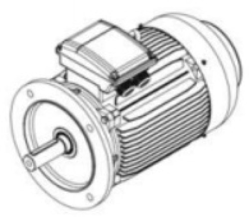 MOTOR CAST-IRON 90KW 125HP FRAME 315L 8P. 750RPM. FLANGE B5 IE2 ราคา ...