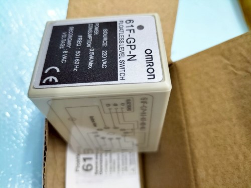 OMRON FLOATLESS LEVEL SWITCH MODEL: 61F-GP-N 220VAC ราคา 1,200.00 บาท