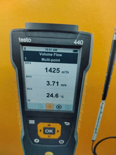 TESTO DP AIR VELOCITY & IAQ METER INCL MODEL: TESTO 440 16MM VANE KIT ...