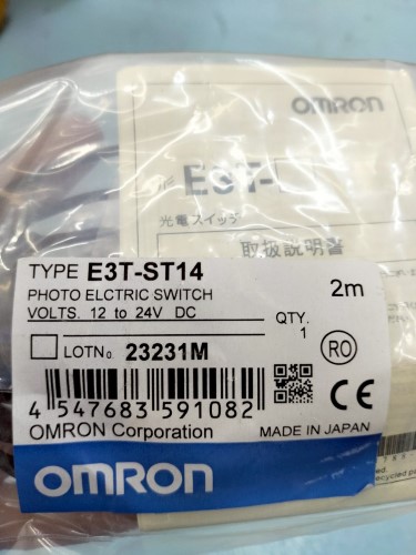 OMRON PHOTO ELCTRIC SWITCH MODEL: E3T-ST14 12 TO 24VDC (2M) ราคา 1,900. ...