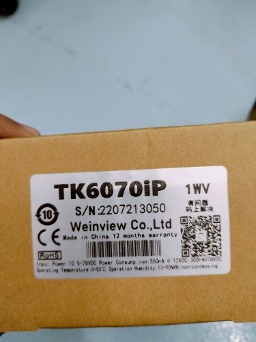 HMI WEINVIEW TOUCH PANEL SCREEN DISPLAY MODEL: TK6070IP 1W ราคา 5,280. ...