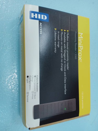 HID MINIPROX WIEGAND CARD READER MODEL: 5365 EGP00 5.0-16.0 VDC/35MA ...