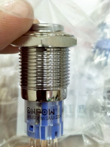 ONPOW PUSH BUTTON SWITCH MODEL: LAS2GQH-22 3A 220V ราคา 790.00 บาท