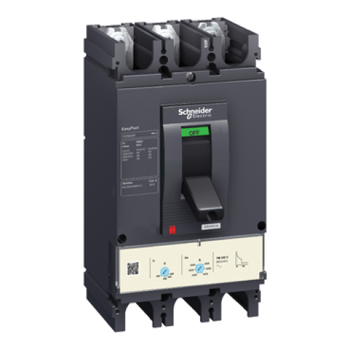 circuit breaker, EasyPact CVS630F, 36kA at 415VAC, 600A, TM-D trip unit ...