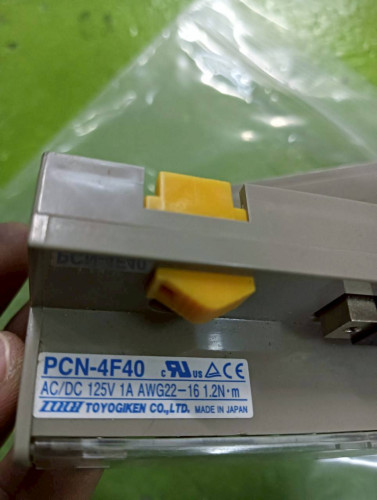 TOYOGIKEN TOGI TERMINAL BLOCK MODEL: PCN-4F40 AC/DC 125V 1A ราคา 907.00 บาท