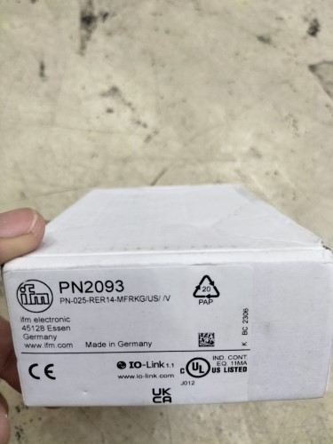 IFM PRESSURE SENSOR MODEL: PN2093 ราคา 13,800.00 บาท