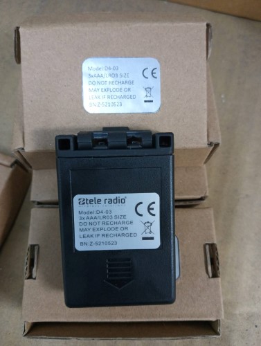 TELE RADIO BATTERY LI-ION MODEL: D4-03 3.7V 1600MAH 5.92WH ราคา 8,500 บาท