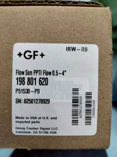 GF+SIGNET FLOW SEN PPTI FLOW 0.5-4" MODEL: P51530-PO ราคา 13,900.00 บาท