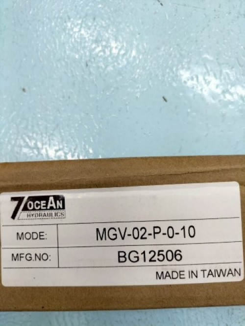 7-OCEAN HYDRAULICS MODULAR VALVE MODEL: MGV-02-P-0-10 ราคา 4,540.00 บาท