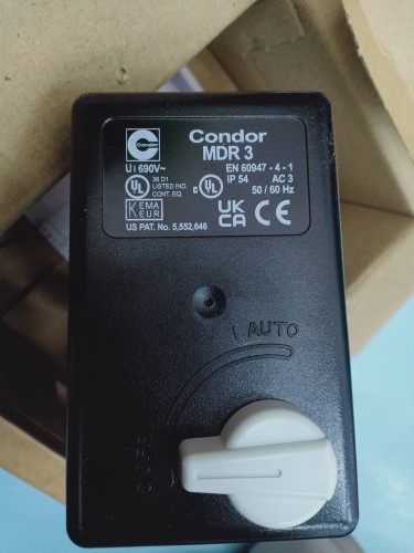 CONDOR PRESSURE SWITCH FOR COMPRESSOR TANK K06 MODEL: MDR3 16-20A EN ...