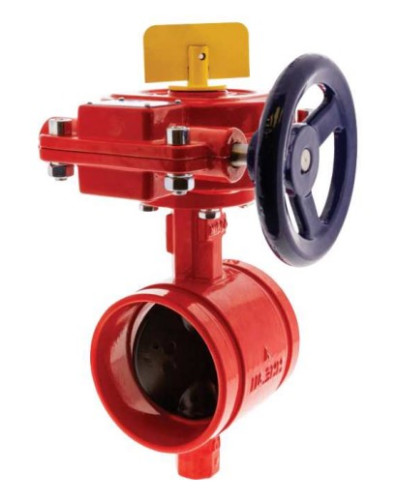 "NIBCO"Butterfly Valve,GD48638N,8",DI,GROOVED Type,Gear,300psi.,UL/FM W/SW. ราคา 10,486 บาท