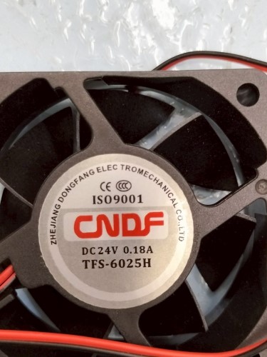 CNDF FAN MODEL: TFS-6025H DC24V 0.18A ราคา 950.00 บาท