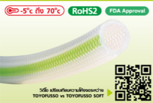 TOYOX FFY-25-20 ขนาด 1 นิ้ว น้ำหนัก/ม้วน 8.6 Kg. ความยาว 20 เมตร ราคา ...