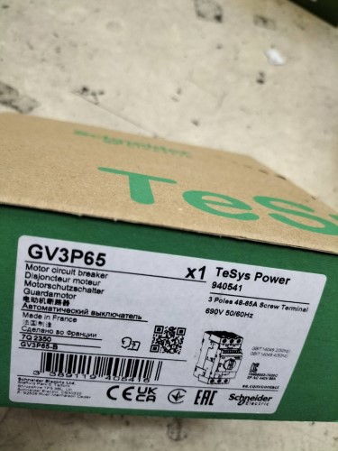 SCHNEIDER MODEL: GV3-P65 48-65A 690V ราคา 3,589.00 บาท