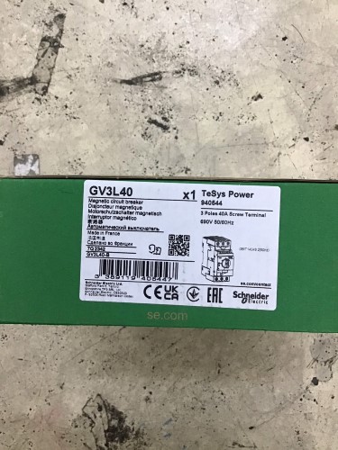 SCHNEIDER GV3-L40 ราคา 4,728 บาท