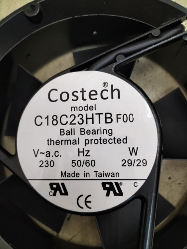 COSTECH MODEL: C18C23HTBF00 BALL BEARING 230VAC 29/29W ราคา 2,800 บาท