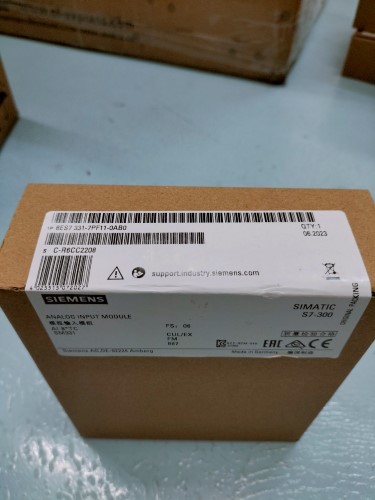 SIEMENS SIMATIC S7-300 MODEL: 6ES7331-7PF11-0AB0 ANALOG INPUT MODULE AI ...