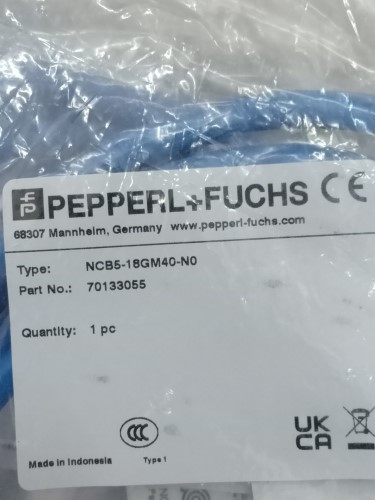 PEPPERL+FUCHS NCB5-18GM40-N0 ราคา 3,327 บาท