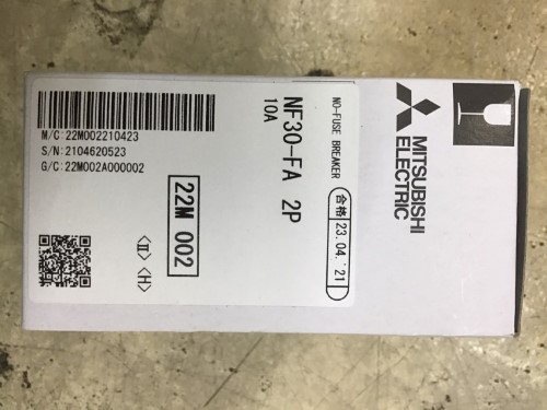 MITSUBISHI NF30-FA 2P 10A ราคา 518 บาท