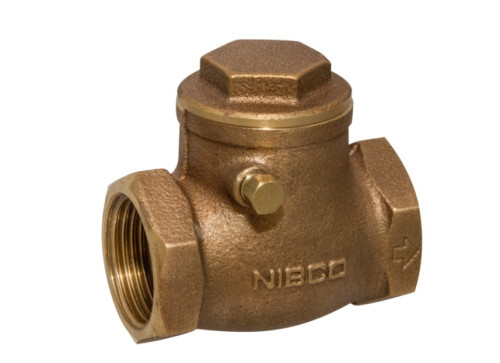 NIBCO BRONZE CHECK VALVE SCREWED NP326 , 1/2” , 300 PSI. ราคา 274.40 บาท