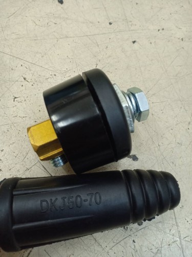 WELDING CABLE CONNECTOR DINSE DIX MODEL:DKJ50-70 CONNECTOR MALE 250A ...