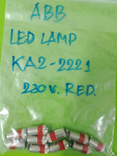 ABB LED LAMP KA2-2221 230V RED ราคา 250 บาท