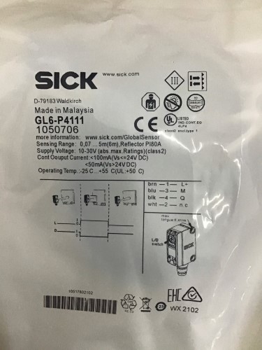 SICK GL6-P4111 ราคา 1,325 บาท