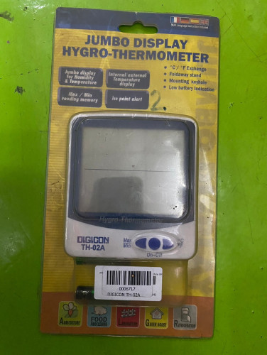 JUMBO DISPLAY HYGRO-THERMOMETER TH-02A ราคา 390 บาท