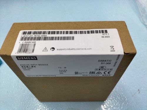 SIEMENS MODEL: 6ES7331-7KF02-0AB0 ANALOG INPUT MODULE A18 12BIT SM331 ราคา 9,800.00 บาท
