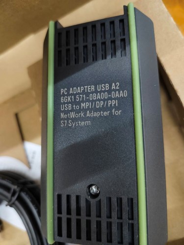 SIEMENS PC ADAPTER FOR USB WITH SIMATIC S7 MODEL: 6GK1571-0BA00-0AA0 ...