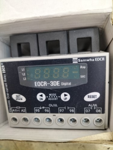 SCHNEIDER EOCR-3DE 0.5-60 AMPS ราคา 6,624 บาท