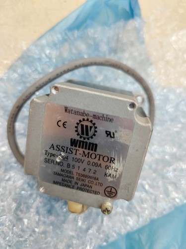 TAMAGAWA SEIKI WMM ASSIST MOTOR MODEL:TS369SN18A TYPE S04 100V 0.09A ...