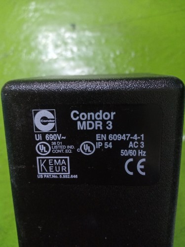 CONDOR PRESSURE SWITCH MDR3 690V AC3 50/60HZ ราคา 8,000 บาท
