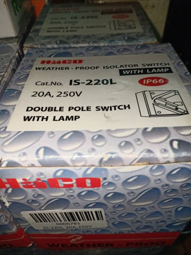 HACO IS-220L 20A , 250V ราคา 500 บาท