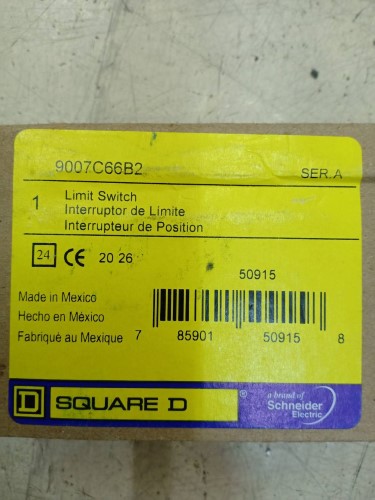 SQUARE D LIMIT SWITCH 9007C66B2 SER. A ราคา 11,521.13 บาท