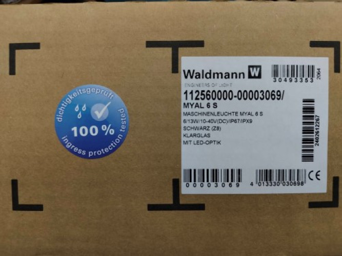 WALDMANN FLAT LED LINEAR LIGHT SURFACE MOUNT MODEL:112560000-00003069/MYAL 6S 10-40VDC ราคา20,370บาท