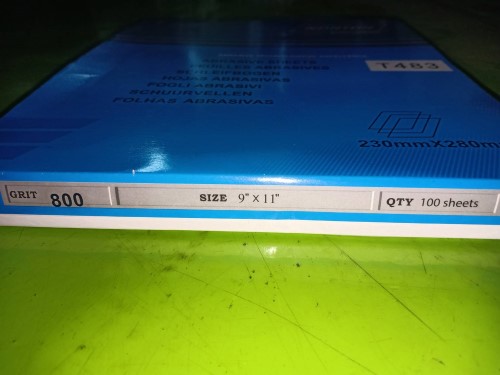 NORTON กระดาษทรายขัดน้ำ T483 เบอร์ 800 ราคา 12 บาท