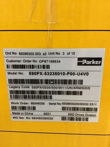 PARKER 590PX-53235010-P00-U4V0 ราคา 70,110 บาท