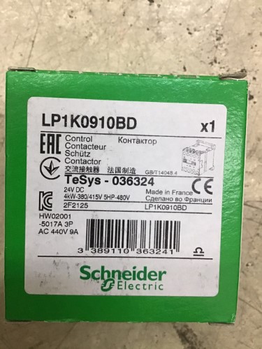 SCHNEIDER LP1K0910BD ราคา 1050 บาท